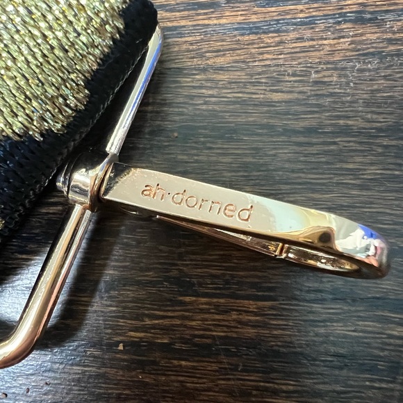 Ah- Dorned | Bags | Ahdorned Interchangable Purse Strap Gold Pink And ...
